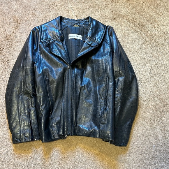 Giorgio Armani | Jackets & Coats | Vintage Giorgio Armani Mens Flight ...
